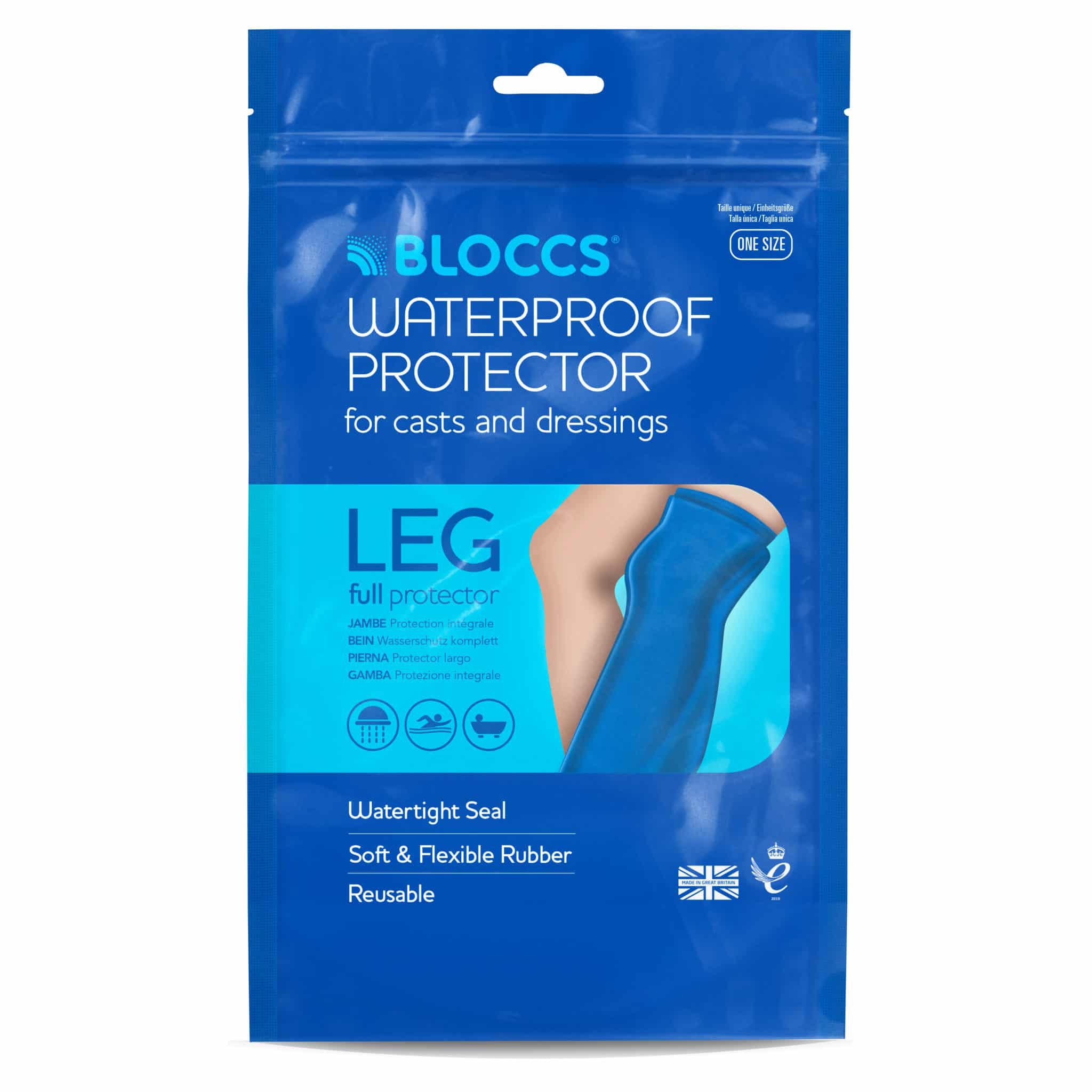 BLOCCS ADULT FULL LEG Cast/Dressing Protector - TheHealthClub
